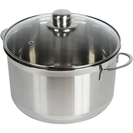 Тенджера с капак Home Ideas Инокс, 16 см, 2 литра