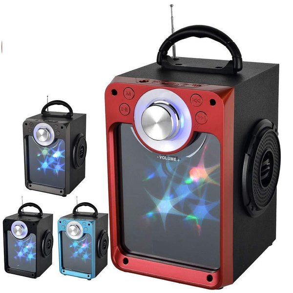 Преносима колона КТS-822S 8", 3D ефекти, Bluetooth, FM, дистанционно ...