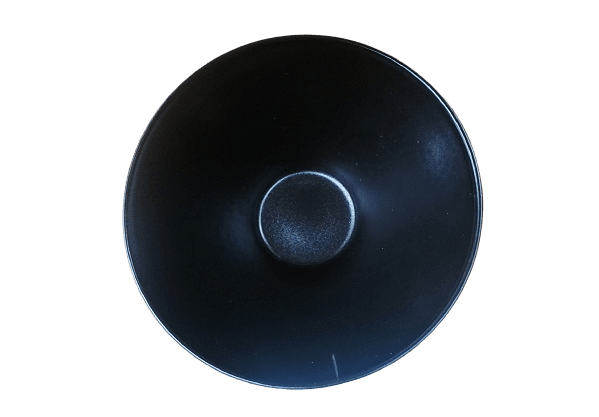 Порцеланова купа конус, черна 15см. 300мл. внос Португалия, преоценка