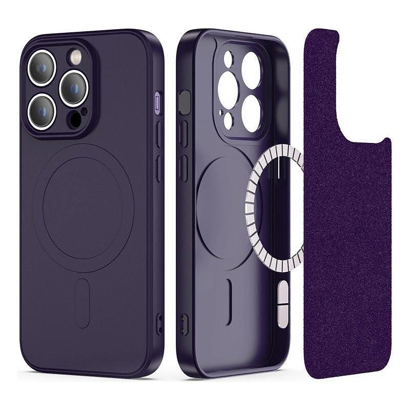 Калъф Tech-Protect Icon MagSafe калъф – iPhone 14 Pro Max (тъмно лилав)