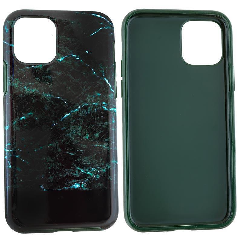 Твърд TPU гръб Devia Marble - iPhone 11 Pro /зелен/