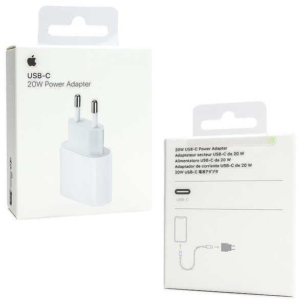 Оригинален адаптер 20W USB-C - iPhone SE 2020/22
