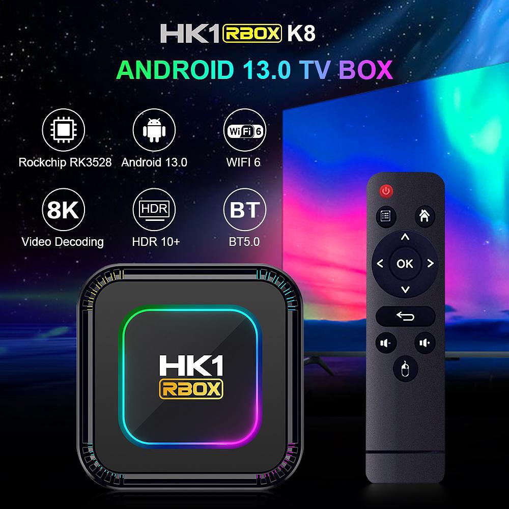 TV Box HK1 4GB RAM 64GB ROM Android 13