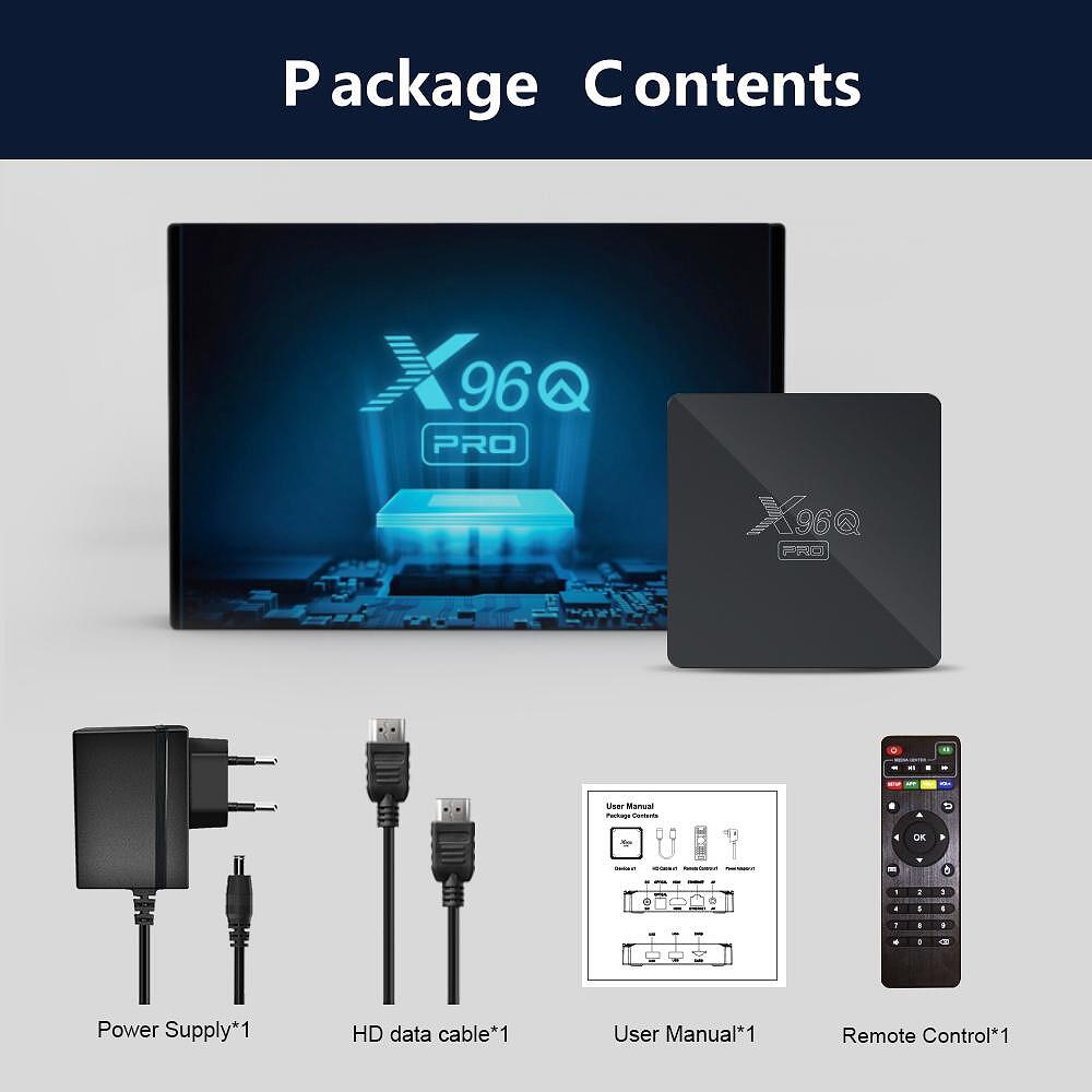 TV Box x96Q PRO 1GB RAM Android 11