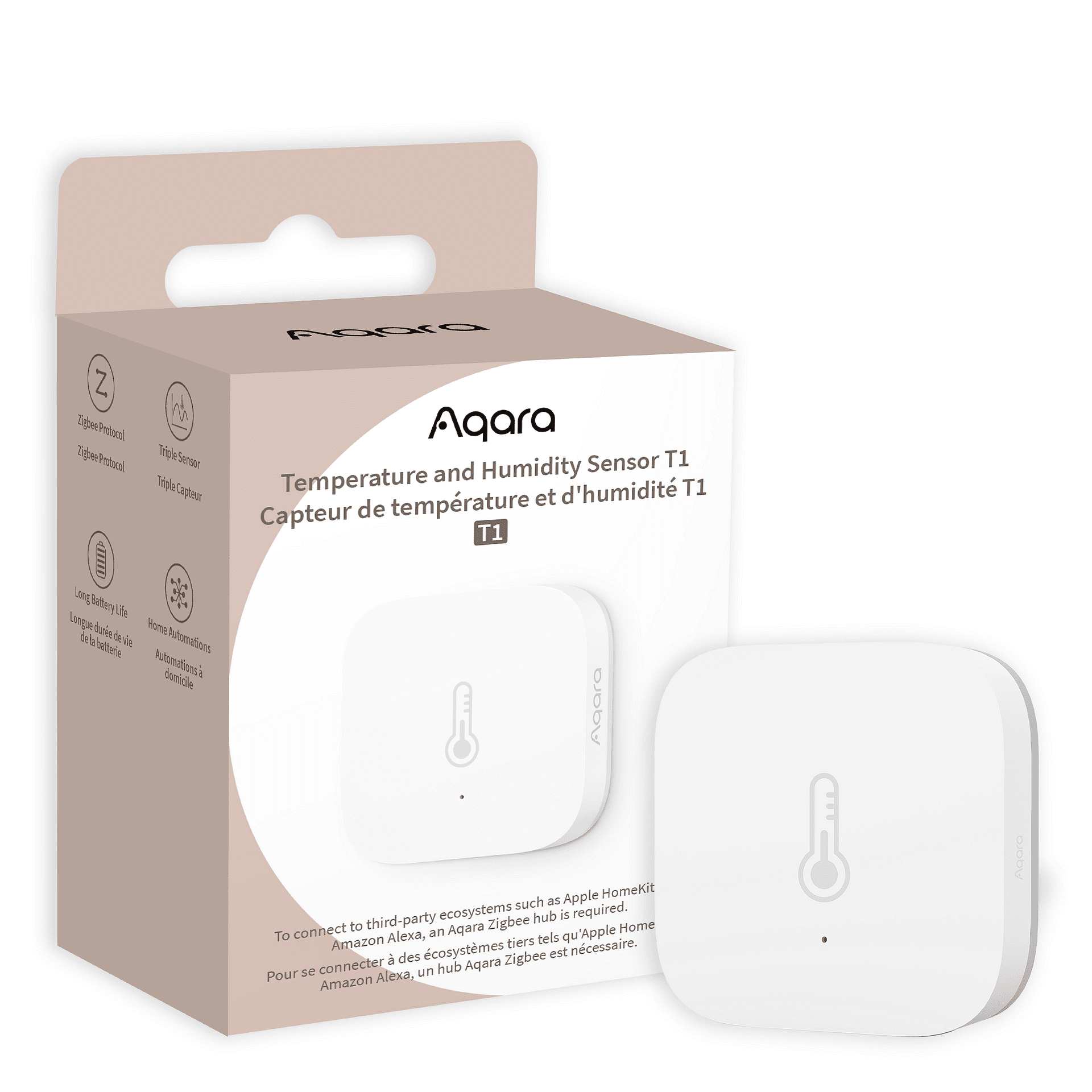 Сензор за температура и влажност Aqara Temperature and Humidity Sensor ...