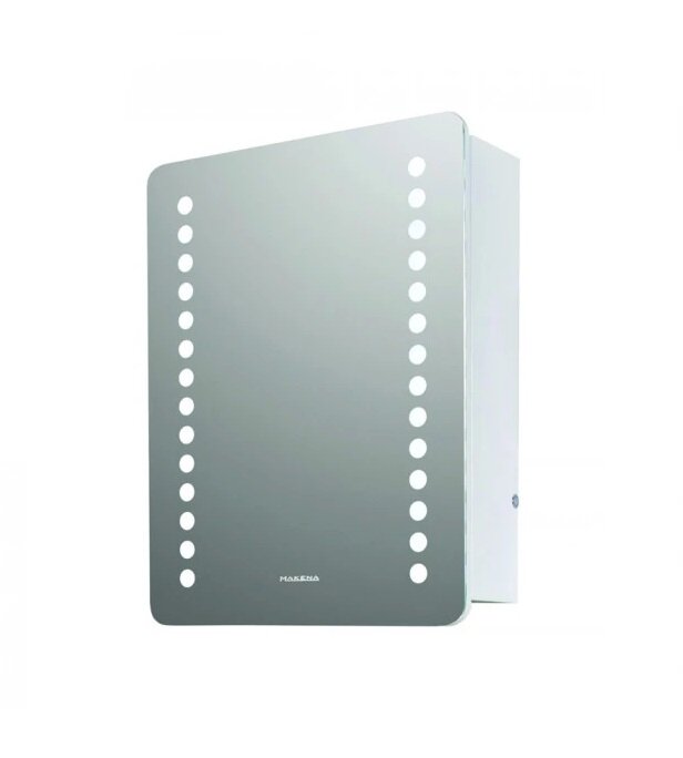 Горен PVC шкаф за баня с огледало Макена Лайт