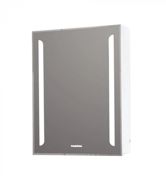 Горен PVC шкаф за баня с огледало Макена Хелиос