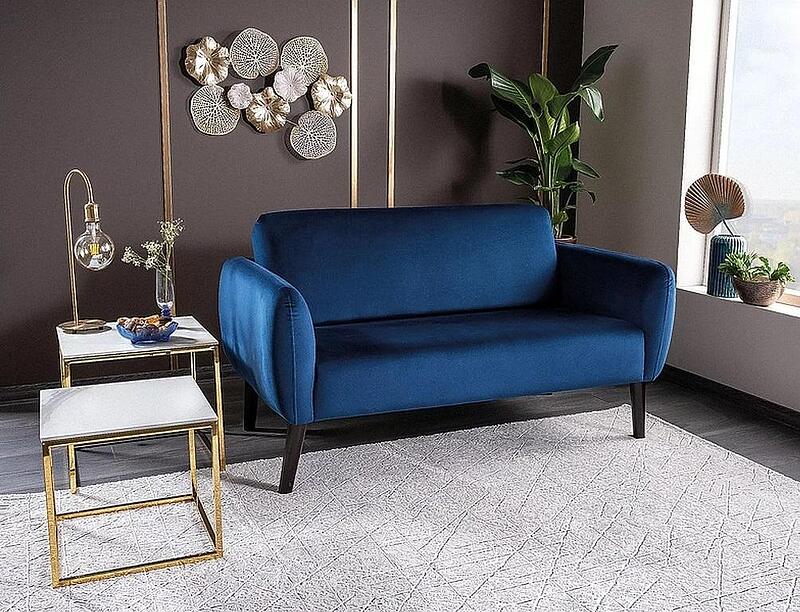 Двуместно канапе ЕЛЗА ВЕЛВЕТ в 2 цвята | LEOSmebel