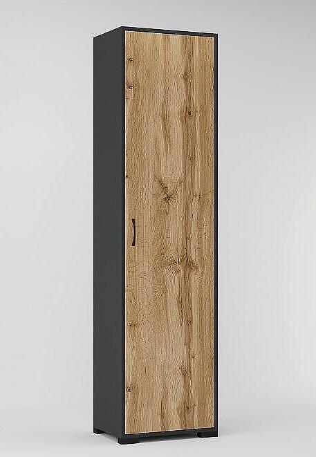 Гардероб за антре ДЕНВЪР дъб вотан антрацит Leosmebel