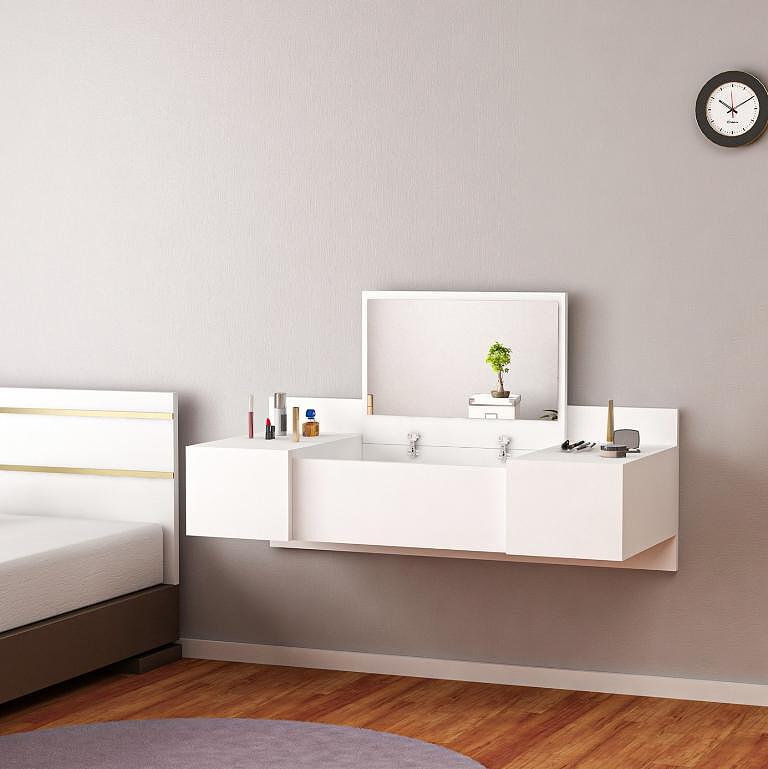 Стенна тоалетка ЛИНДЕ в 2 цвята топ цени | LEOSmebel