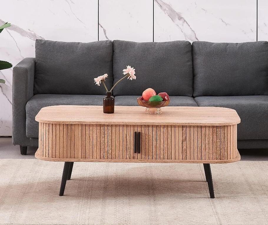 Холна маса ALICIA натурален - черен топ цени | LEOSmebel