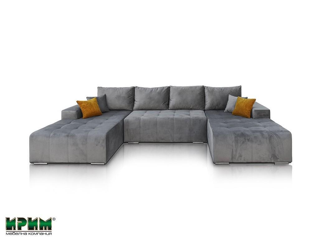 Разтегателен ъглов диван СКАЙ топ цени | LEOSmebel