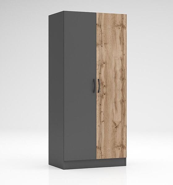 Двукрилен гардероб Аполо 1 - 80 см в 8 цвята | LEOSmebel