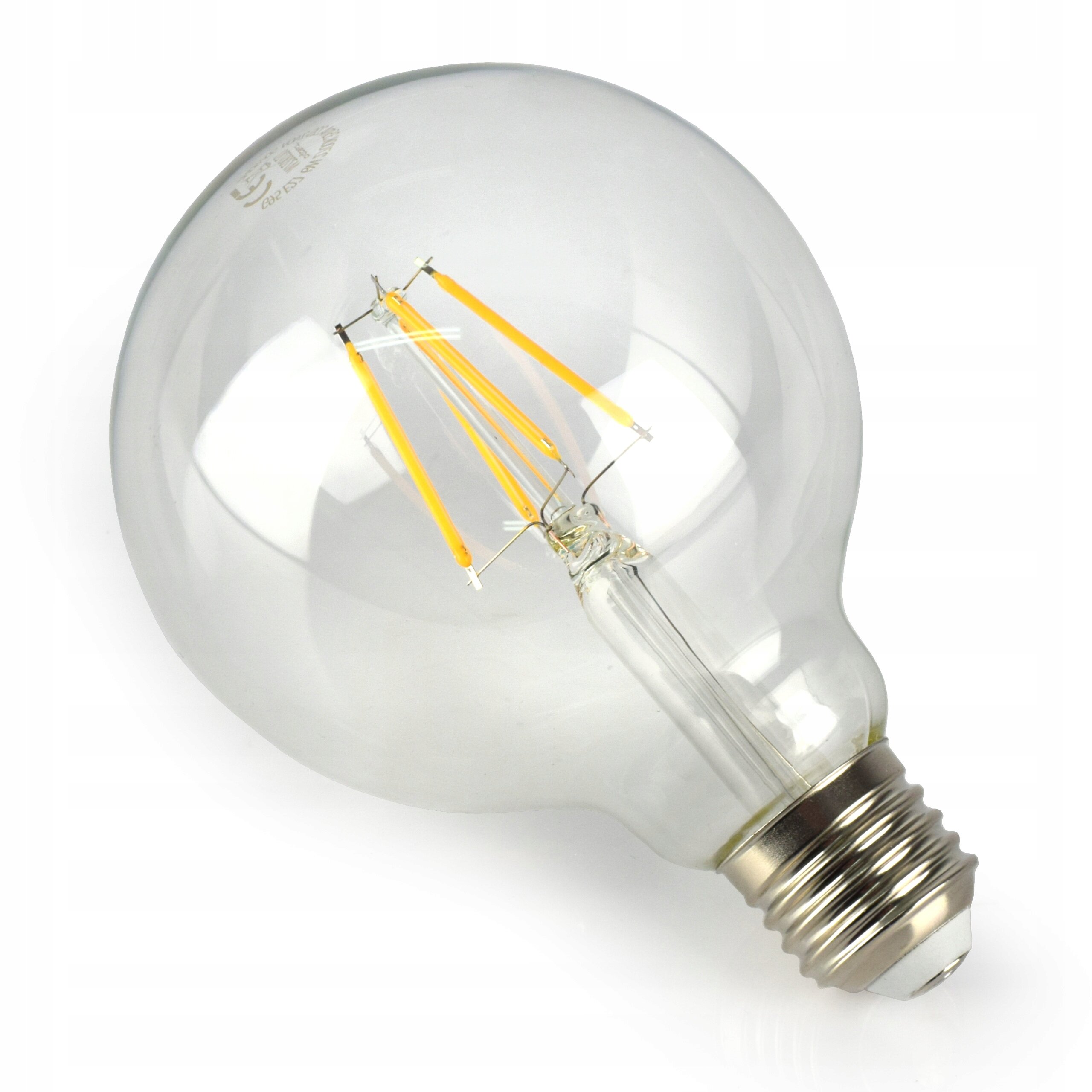 LED крушка G95 E27 8W ФИЛАМЕНТ, Edison 2700K