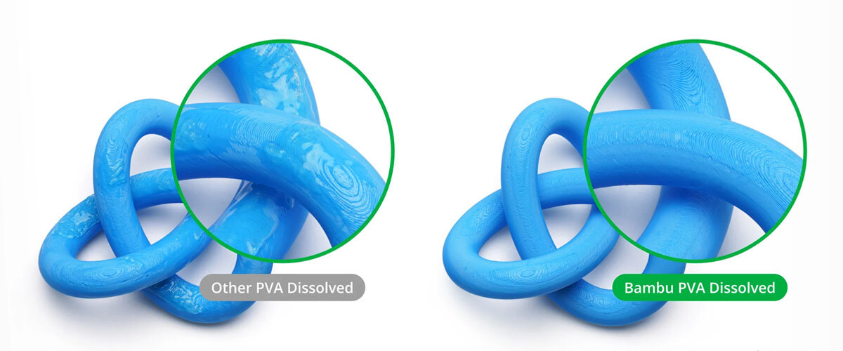 Филамент Bambu Lab PVA 1.75mm, 0.5kg за 3D Принтери