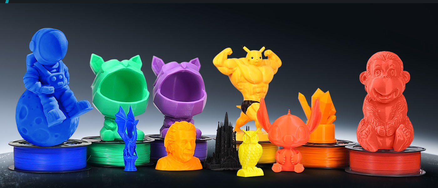Прозрачен филамент PLA SUNLU 1 KG. / JAYO 1.1 KG. 1.75mm за FDM 3D Принтери