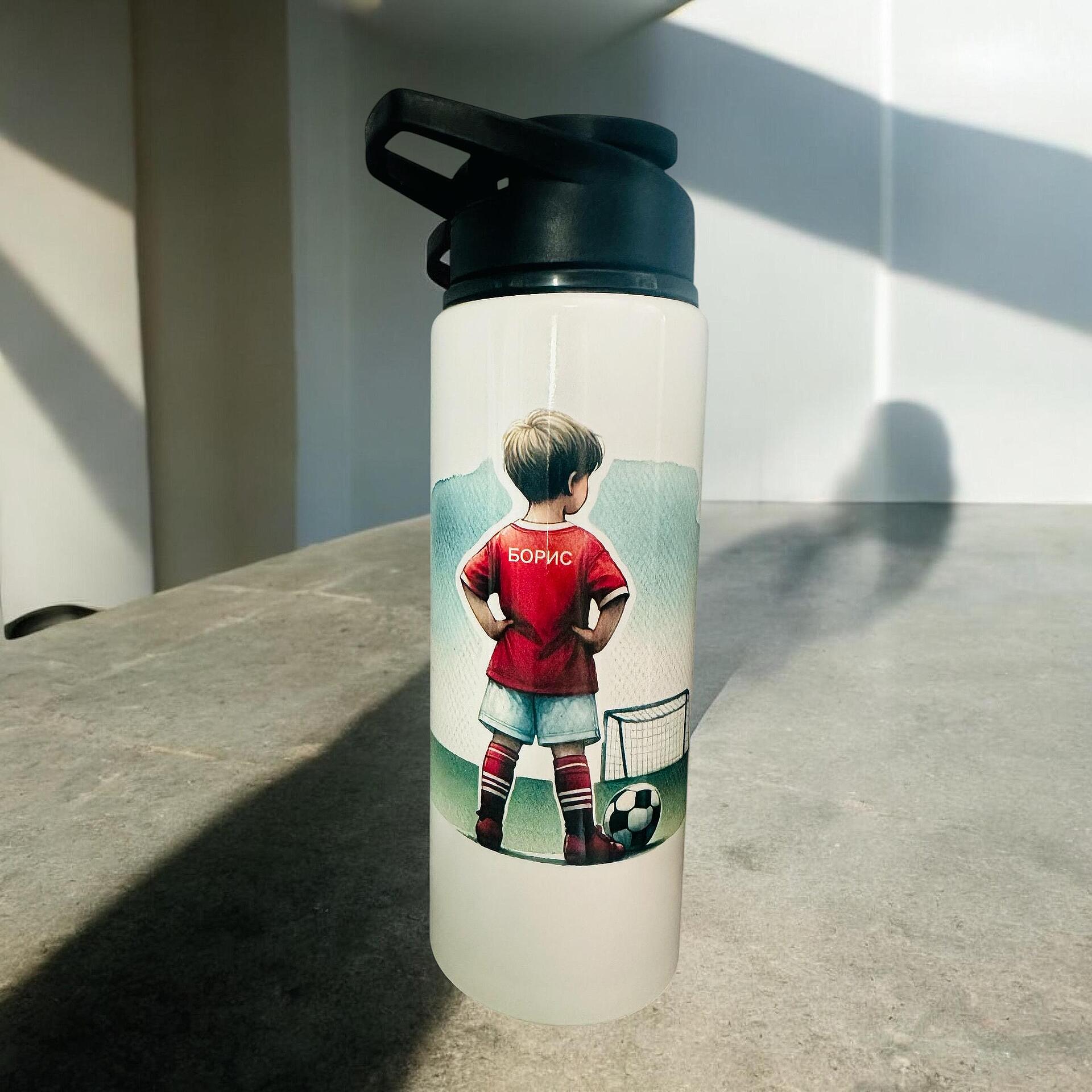 Персонална бутилка за вода Футболист