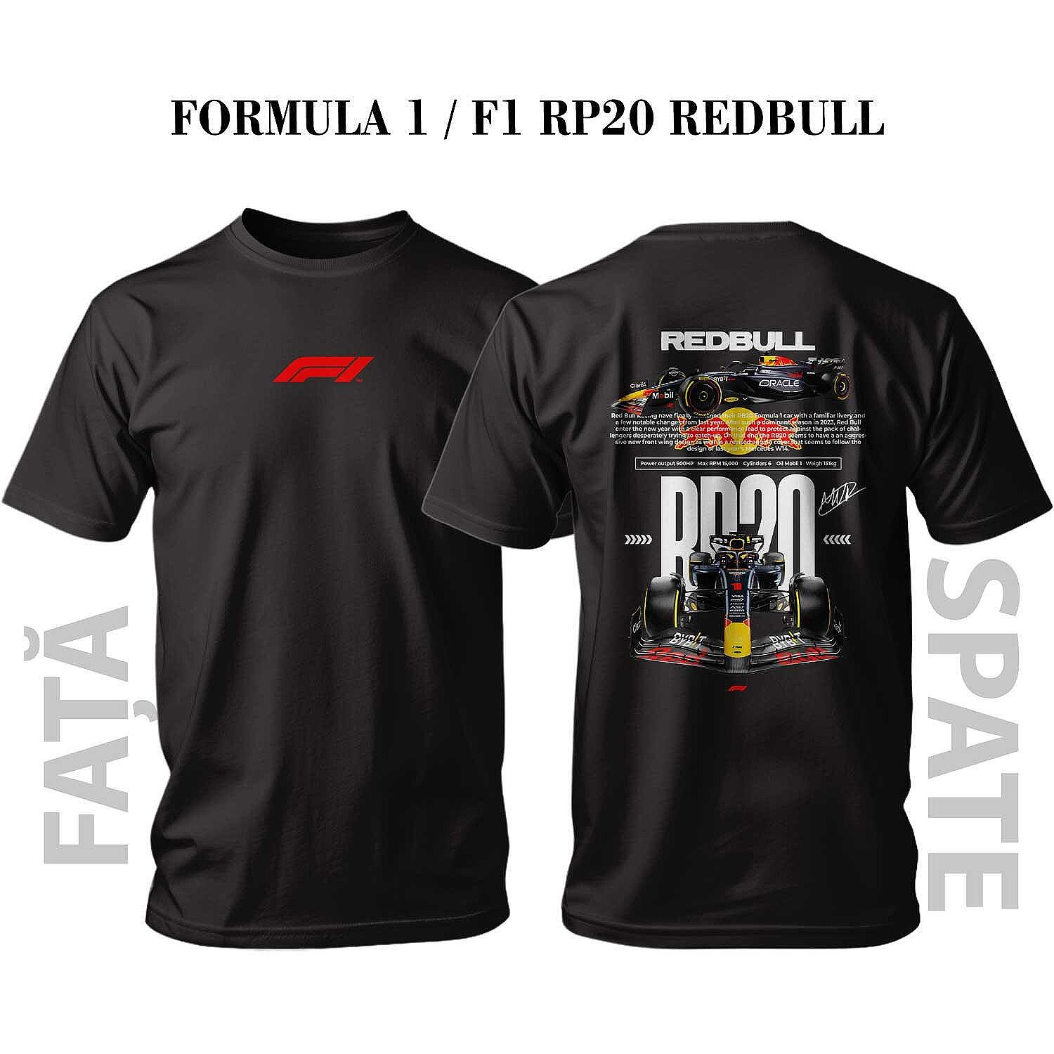 Tricou FORMULA 1 / F1 RP20 REDBULL