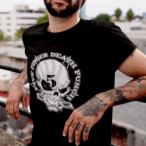 Tricou Five Finger Death Punch - The Skull of 5FDP