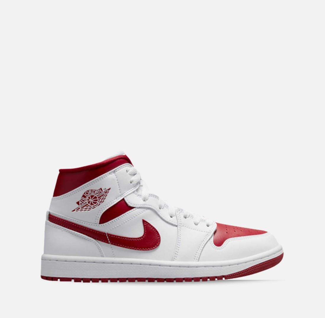 Маратонки Nike Air Jordan 1 Mid Red/White "Reverse Chicago" BQ6472-161
