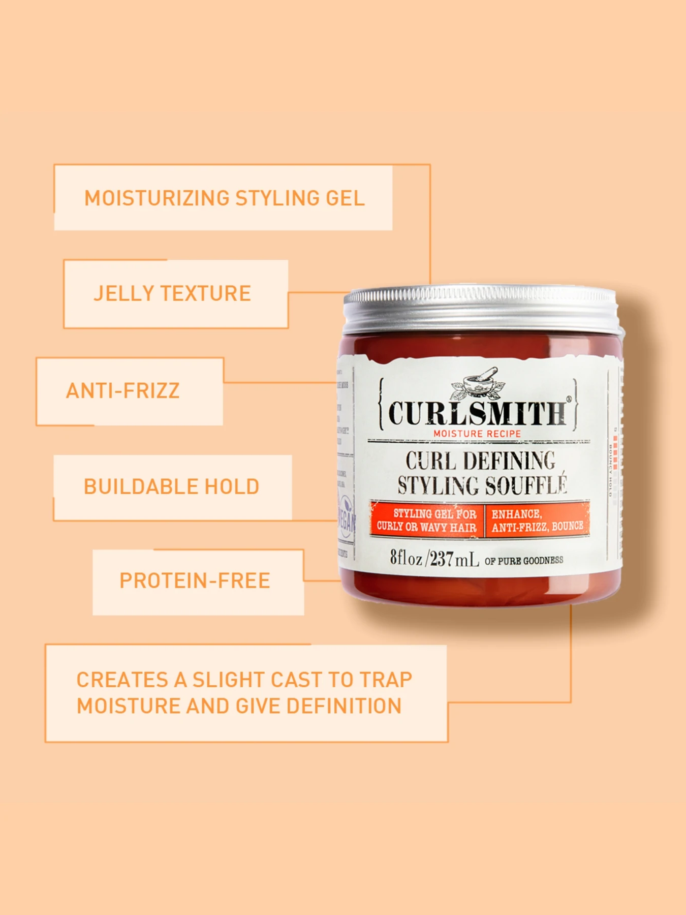 Стилизиращ гел суфле за къдрава коса Curlsmith Curl Defining Soufflé ...