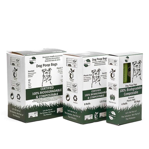 Clean'N'Green биоразградими торбички за изпражнения