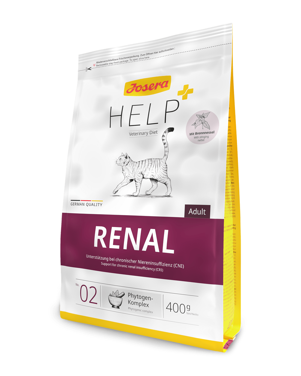 JoseraHelp Renal Cat лечебна суха храна за котки с хронична бъбречна ...