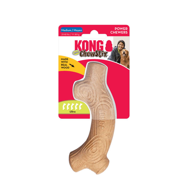 KONG CHEW STICKS играчка клон за дъвкане от дърво и бекон - 15.2 или 19 ...