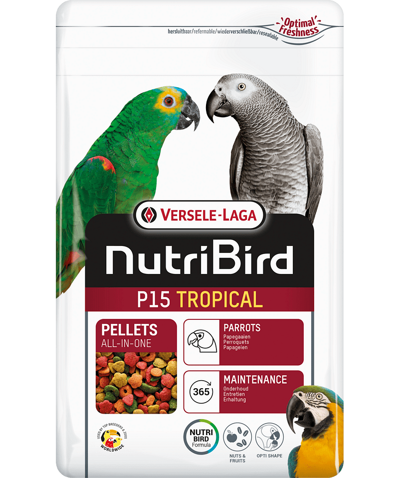 Versele Laga NutriBird P15 Tropical Екструдирани пелети – многоцветни, тропически вкус 1 кг