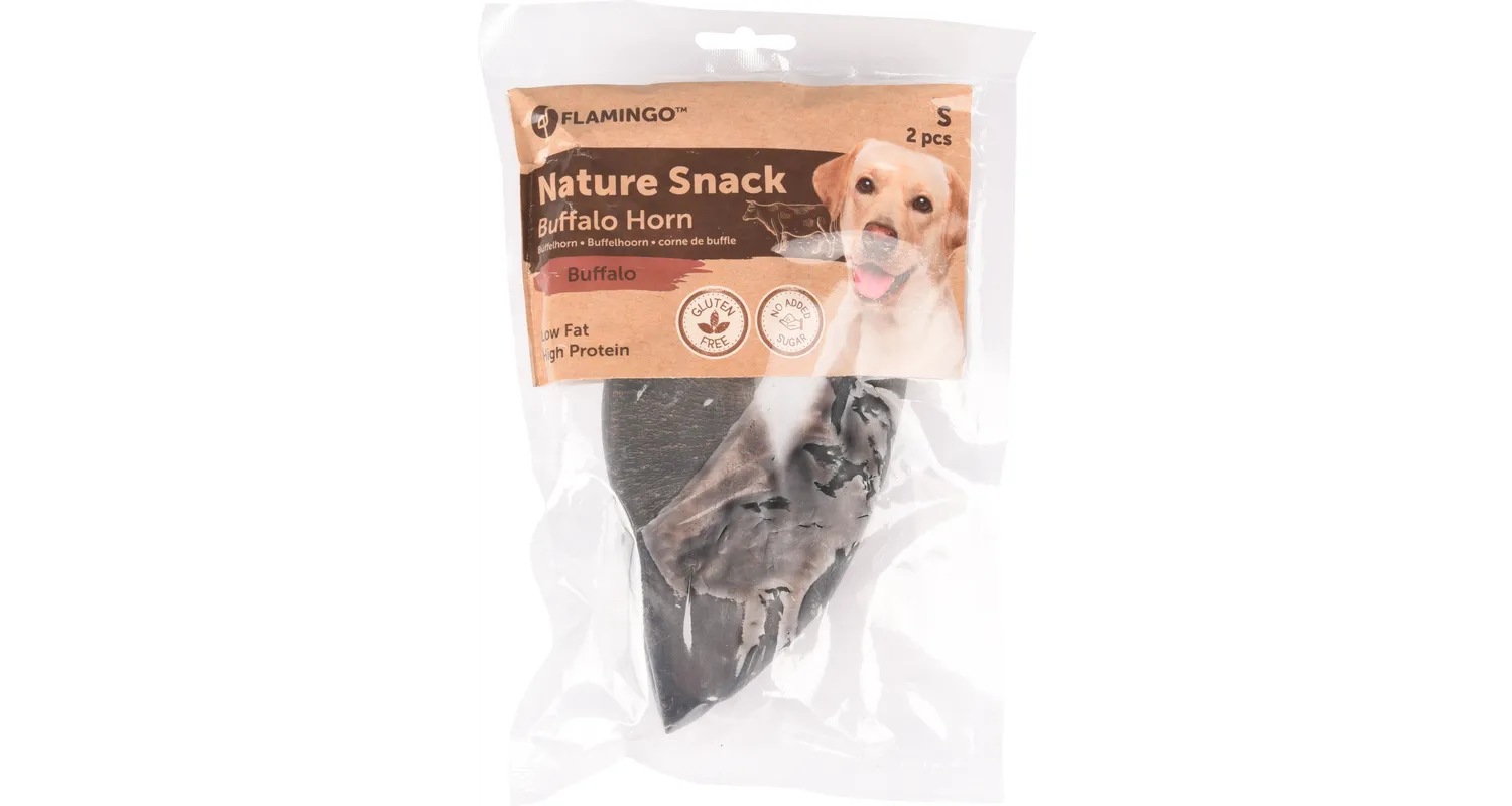 Flamingo Nature Snack натурално лакомство 100% биволски рога 2 броя