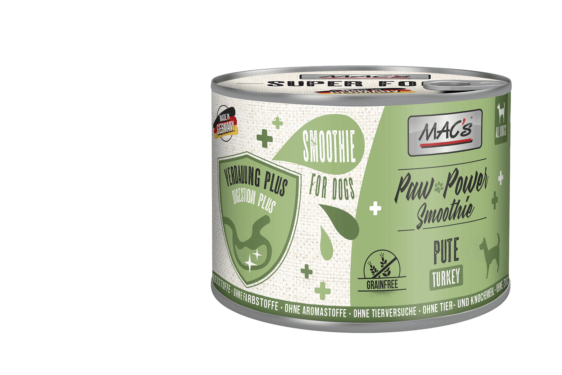 Mac's Dog Paw Power Smoothie Turkey Digestion Plus смути за кучета с ...