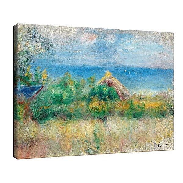 Пиер-Огюст Реноар - Пейзаж на фона на морето №11779