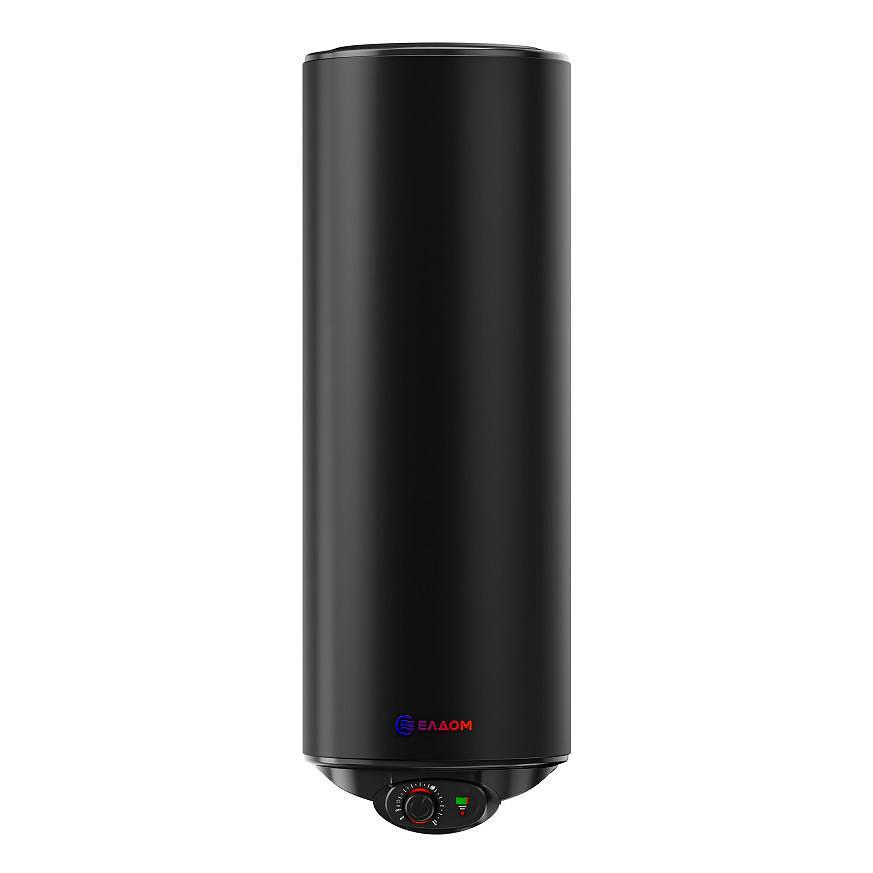 Бойлер Eldom 80л. 3kW вертикален, Eмайлиран, с аноден тестер - WVF08039FA-B - techno-shop.bg