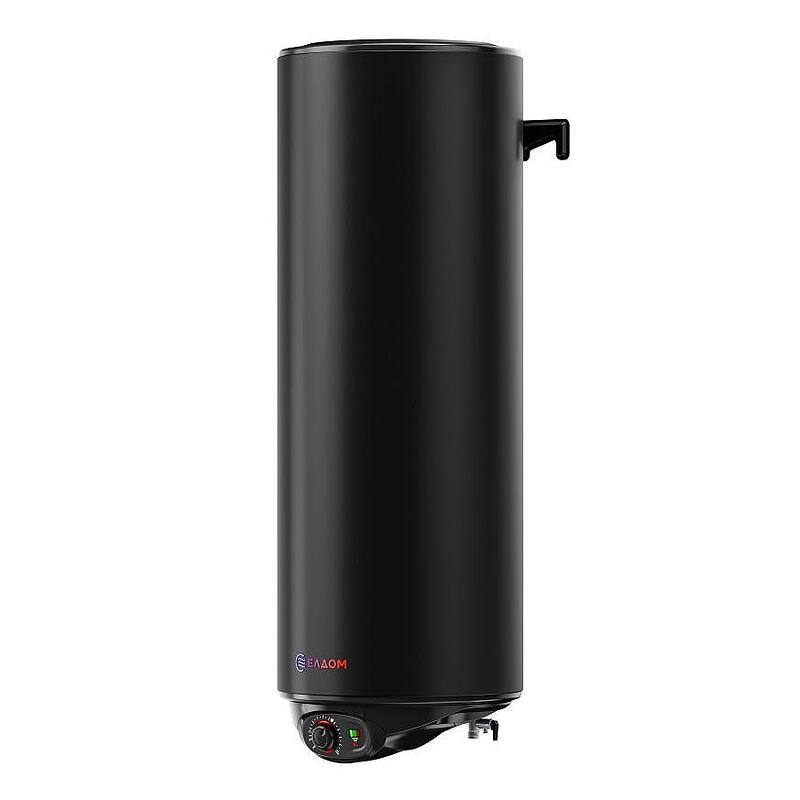 Бойлер Eldom 80л. 3kW вертикален, Eмайлиран, с аноден тестер - WVF08039FA-B - techno-shop.bg