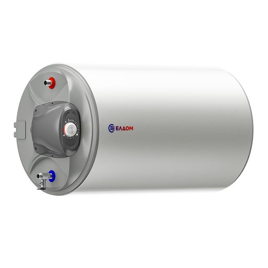 Бойлер Eldom 80, 3 kW, хоризонтален, емайлиран, изводи отляво - WHF08046FL - techno-shop.bg