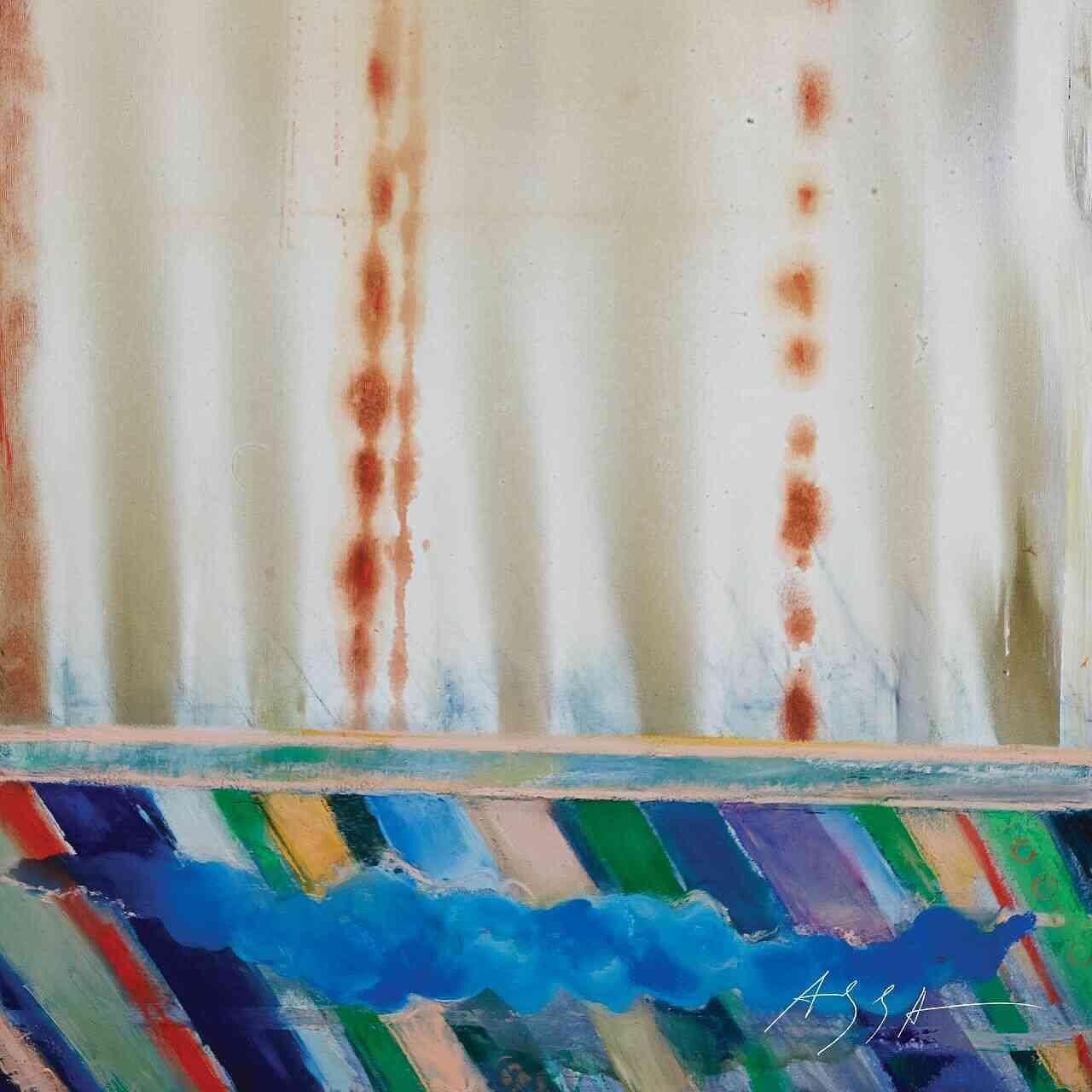 Копринен шал "След дъжда" 90 | Ina Assa