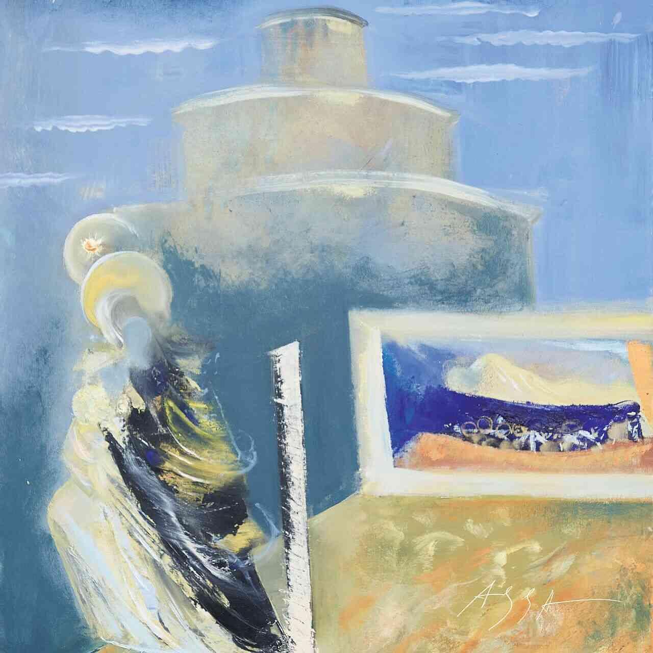 Копринен шал "Видение" 90 | Ina Assa