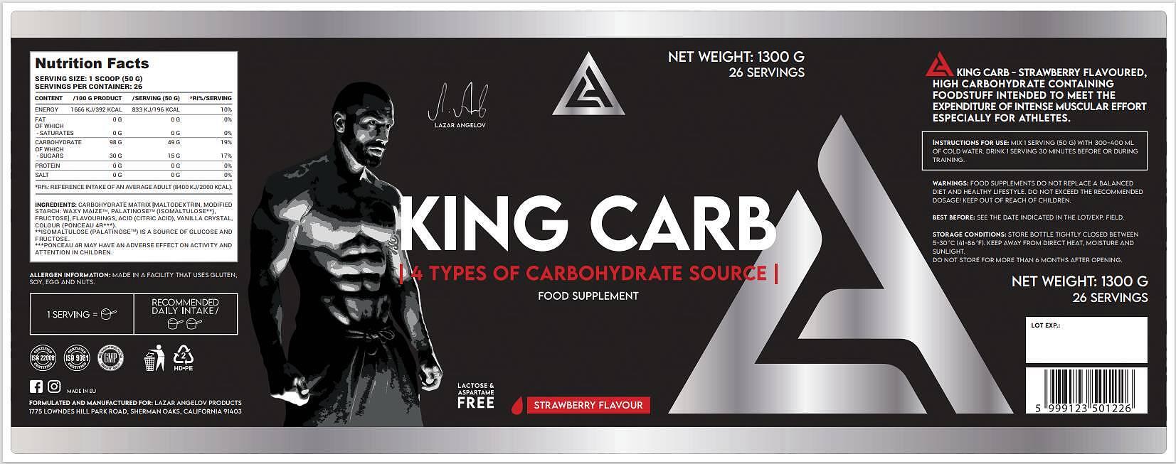 LAZAR ANGELOV King Carb / 4 Type Carb Matrix