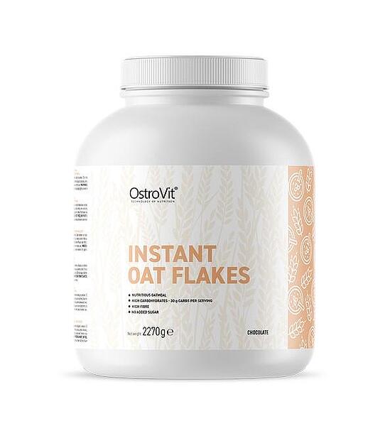 OSTROVIT Instant Oat Flakes / High Carb & Fiber - No Sugar Nutritious ...