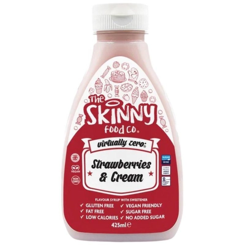 SKINNY FOOD Virtually Zero Syrup / Strawberry Cream