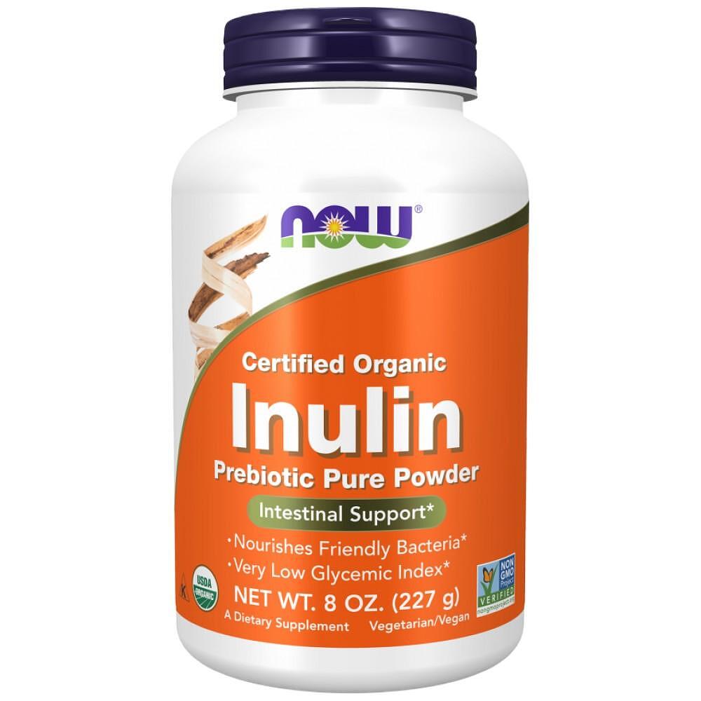 NOW Inulin Powder Pure FOS