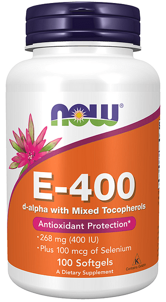 NOW FOODS Vitamin E-400 + Selenium