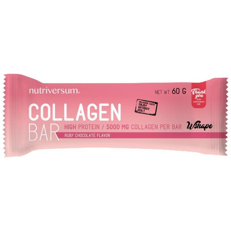 NUTRIVERSUM Collagen Bar | High Protein Bar with 5000 mg Hydrolyzed ...