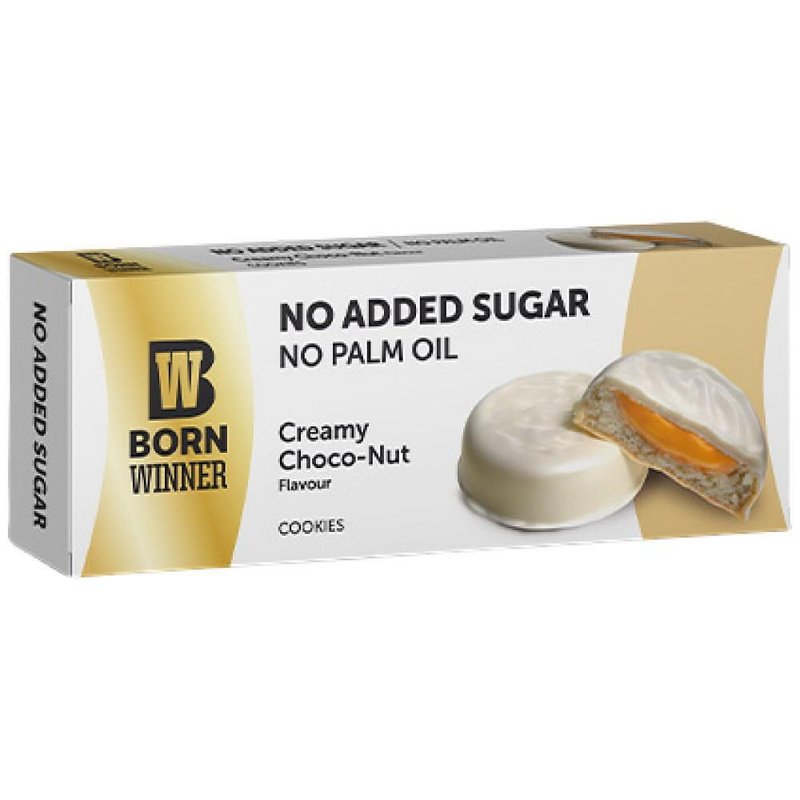 BORN WINNER Cookies | No Added Sugar & Palm Oil - Creamy Choco-Nut