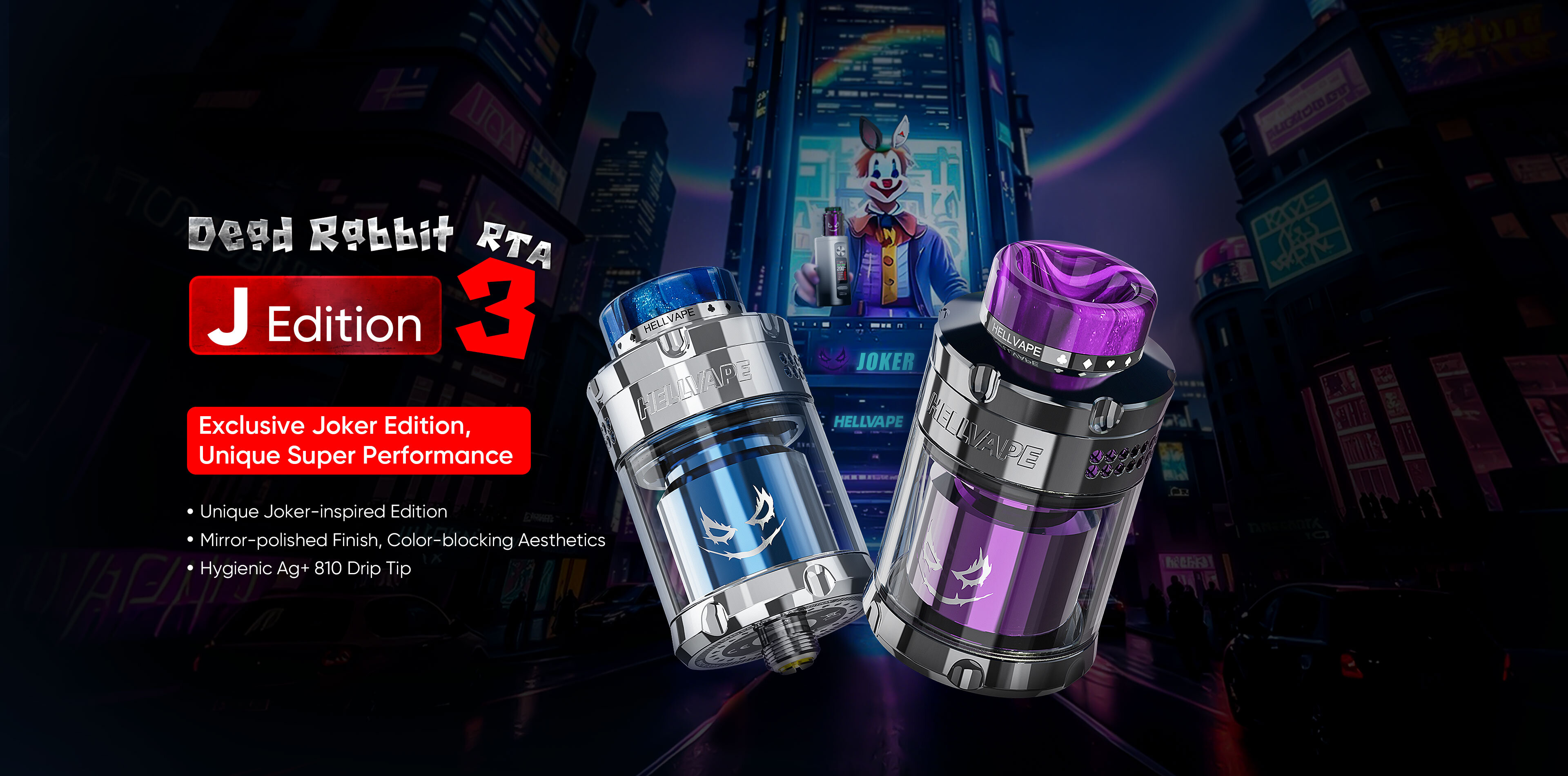 Hellvape Dead Rabbit 3 RTA J Edition