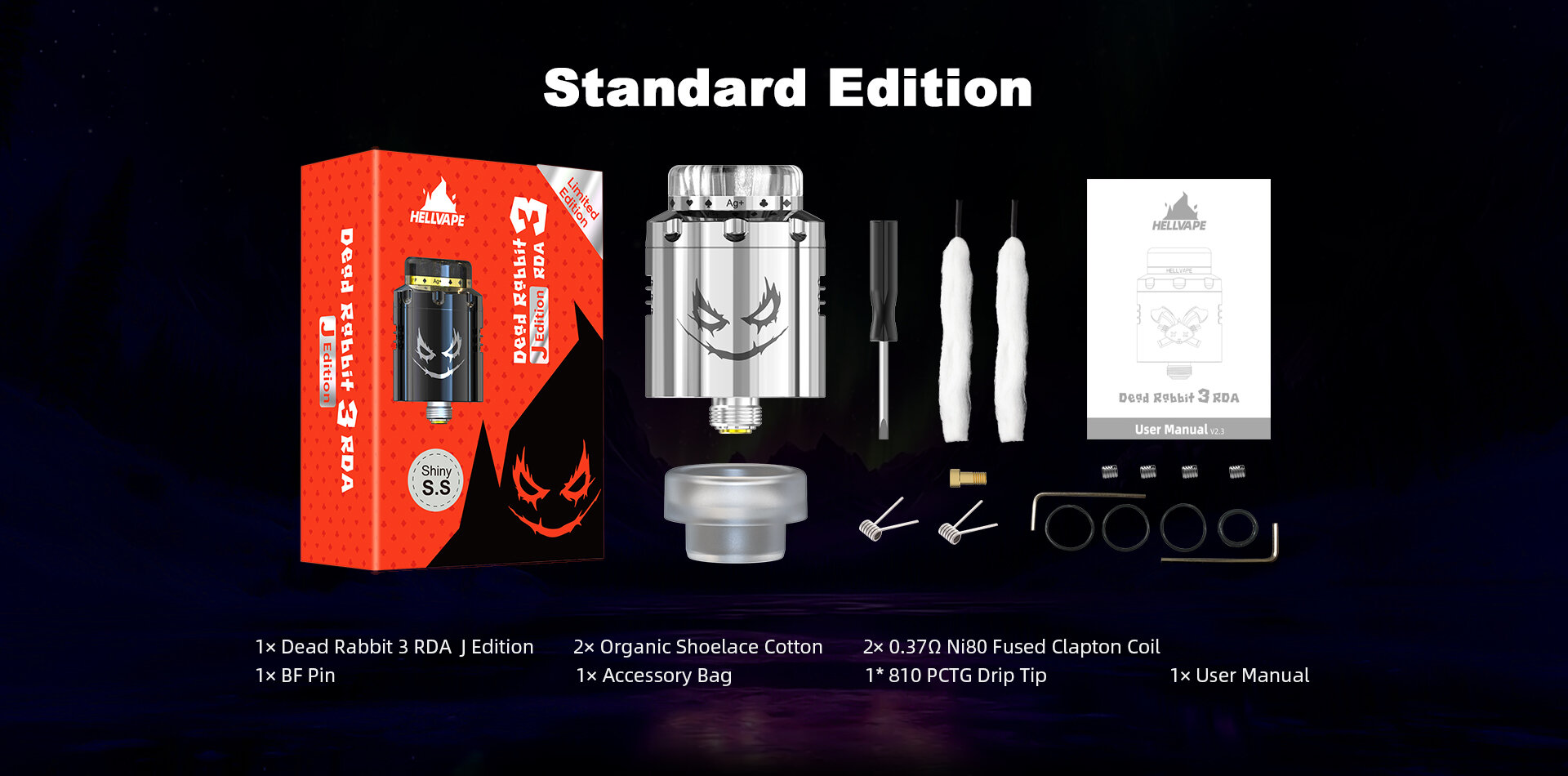 Hellvape Dead Rabbit 3 RDA J Limited Edition