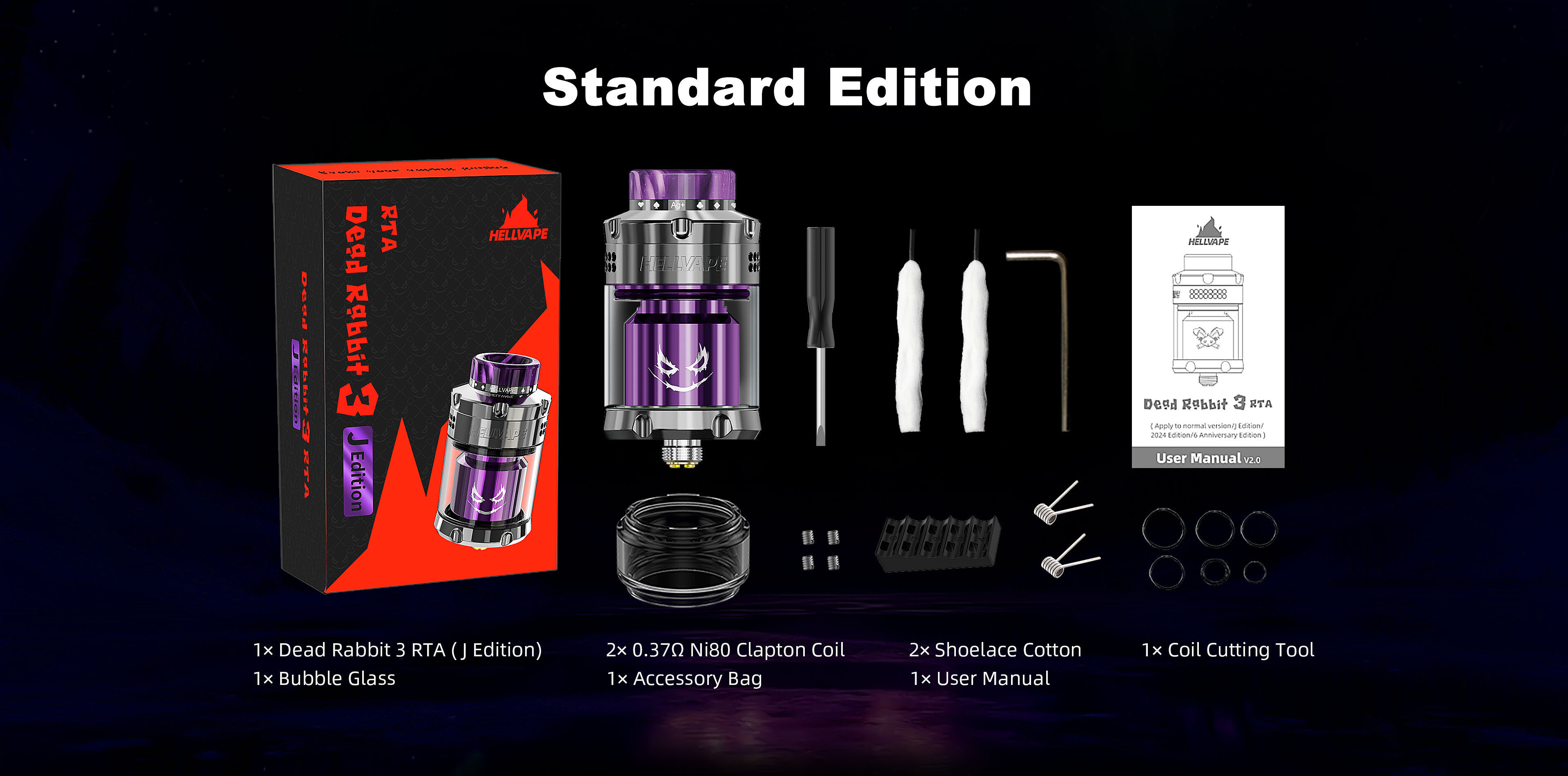 Hellvape Dead Rabbit 3 RTA J Edition