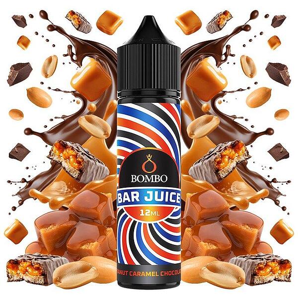 Bombo Bar Juice Peanut Chocolate Caramel 12ml/60ml | Shake & Vape - www ...