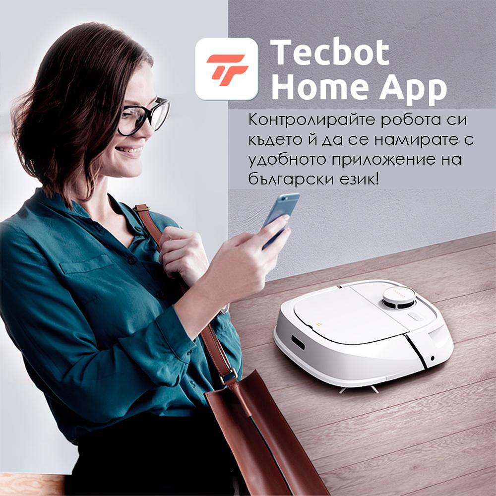 Робот за тест със самопочистващ моп Tecbot M1