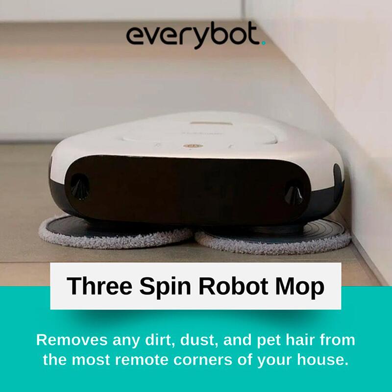 Робот подомиячка с въртящи мопове Everybot